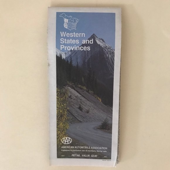 American Automobile Association | Other | Vintage Folded Aaa Map ...